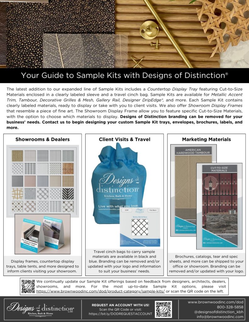 Sample Kits - Designs of Distinction